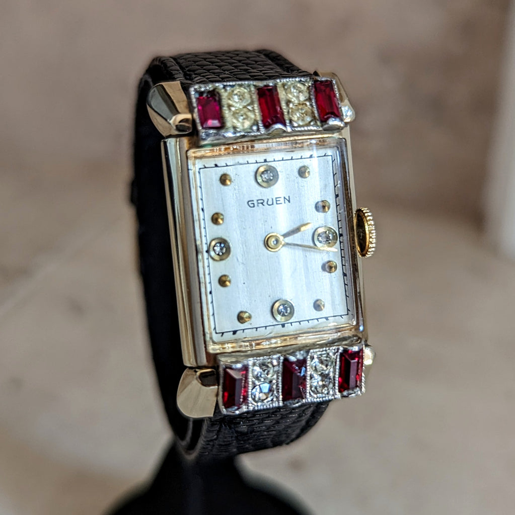 GRUEN Guild Watch Cal. 835 15 Jewels 4 ADJ Swiss Made Vintage Wristwat ...