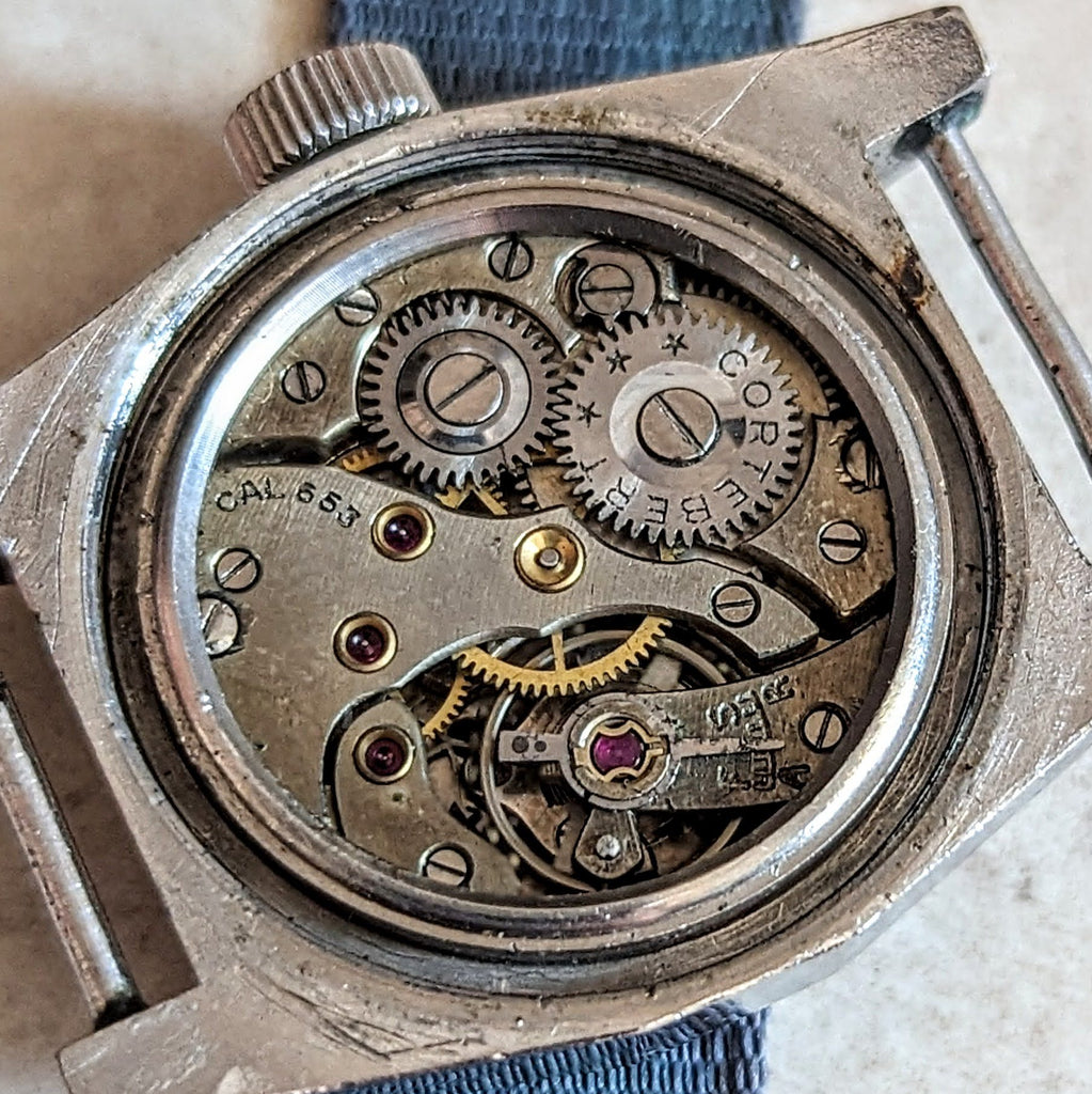 CORTEBERT Military Wristwatch 26mm Vintage WWII European Watch S.S ...