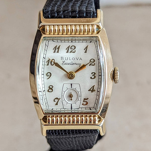 1950 BULOVA “His Excellency CC” Wristwatch 21 Jewels U.S.A. Made Wrist ...