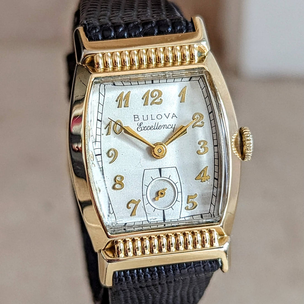 1950 BULOVA “His Excellency CC” Wristwatch 21 Jewels U.S.A. Made Wrist ...