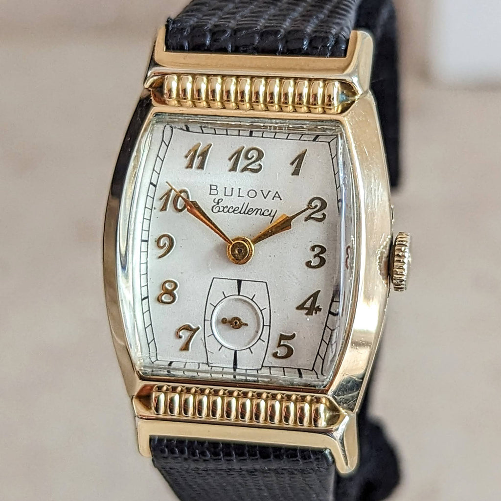 1950 BULOVA “His Excellency CC” Wristwatch 21 Jewels U.S.A. Made Wrist ...
