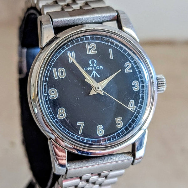 1970 Custom OMEGA W.W.W. Wristwatch British MoD Military Style Watch ...