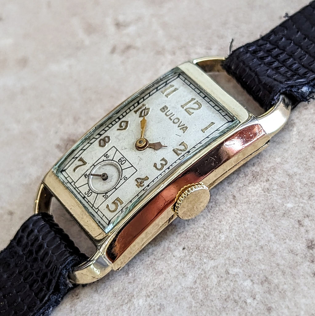1935 BULOVA American Eagle “A” Wristwatch 21 Jewels Cal. 7AP U.S.A. Wa – SECOND HAND HOROLOGY