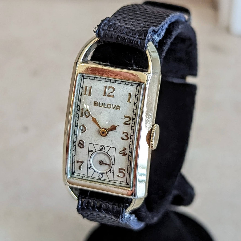 1935 BULOVA American Eagle “A” Wristwatch 21 Jewels Cal. 7AP U.S.A. Wa – SECOND HAND HOROLOGY