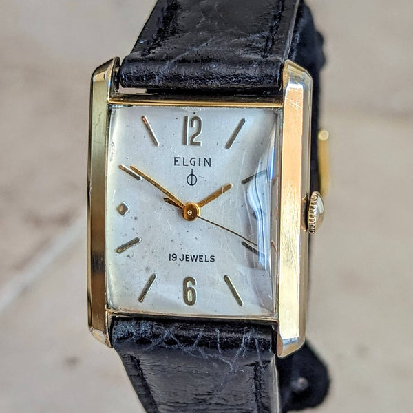 ELGIN DuraPower Wristwatch Cal. 752 ADJ’D 19 Jewels U.S.A Made Watch ...