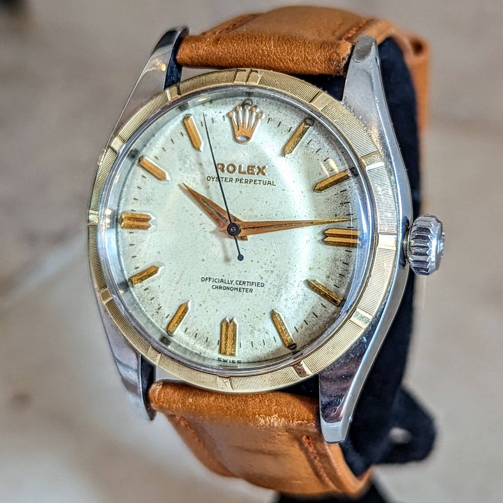1960 ROLEX Ref 6581 Oyster Perpetual Officially Certified Chronometer ...