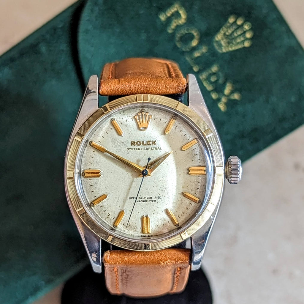 1960 ROLEX Ref 6581 Oyster Perpetual Officially Certified Chronometer ...
