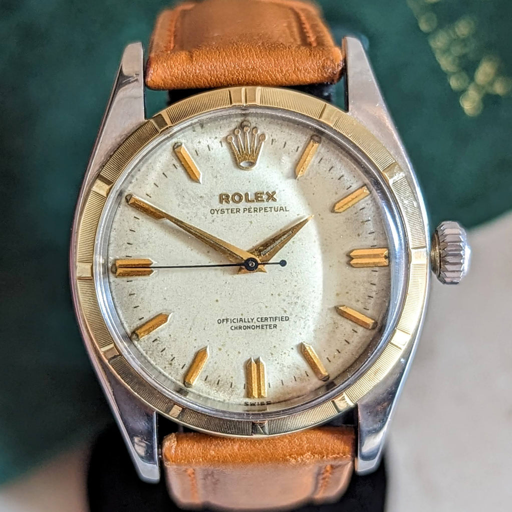 1960 ROLEX Ref 6581 Oyster Perpetual Officially Certified Chronometer ...