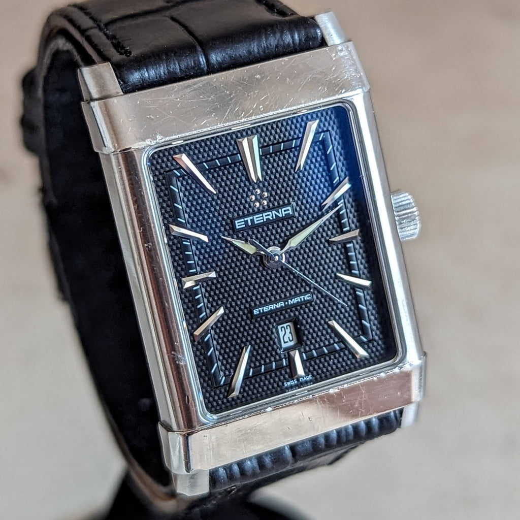 1990s ETERNA-MATIC Wristwatch 25 Jewels Cal. ETA 2681 Automatic Watch ...