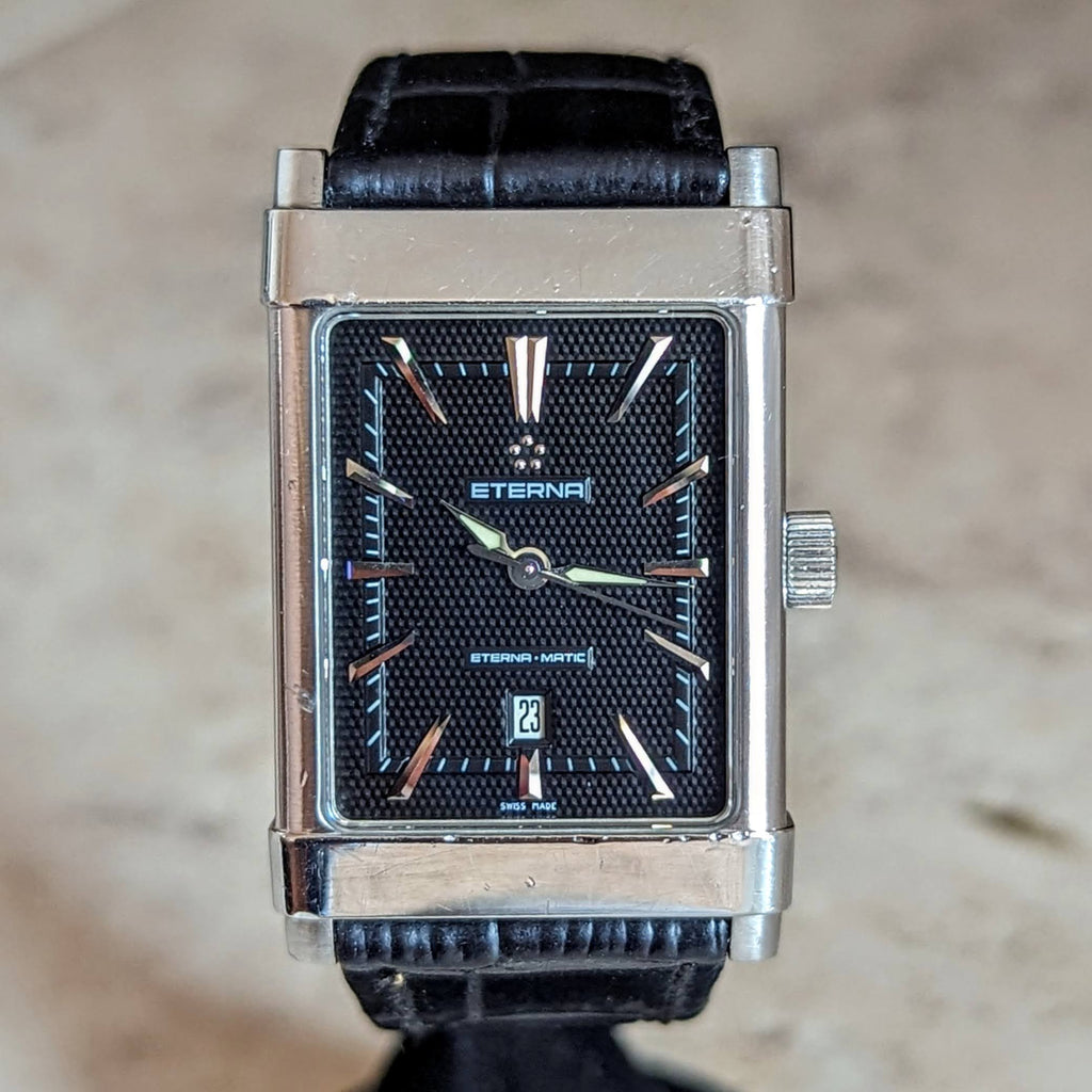1990s ETERNA-MATIC Wristwatch 25 Jewels Cal. ETA 2681 Automatic Watch ...
