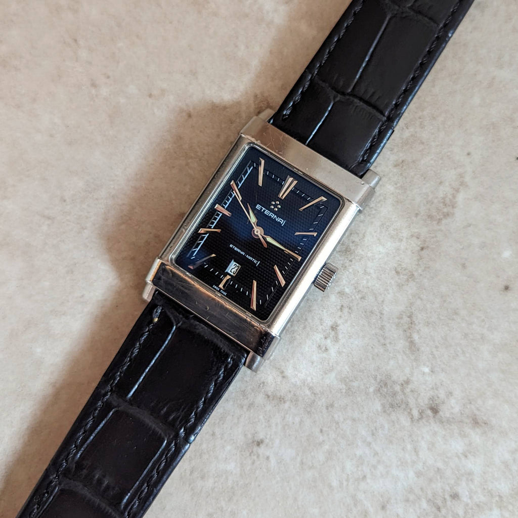 1990s ETERNA-MATIC Wristwatch 25 Jewels Cal. ETA 2681 Automatic Watch ...