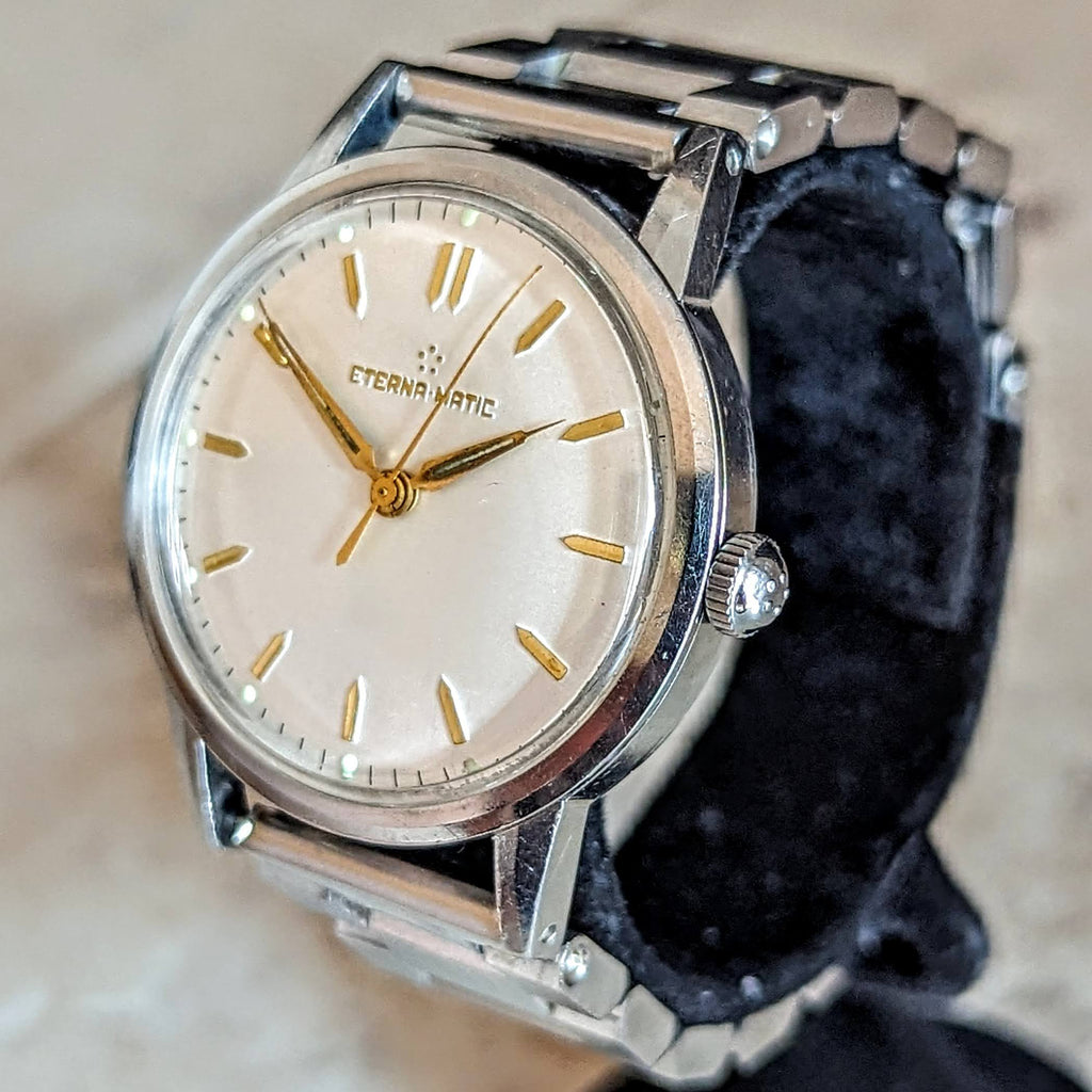 1954 ETERNA-MATIC Wristwatch Cal. Eterna 1416U 17 Jewels Automatic Wat ...