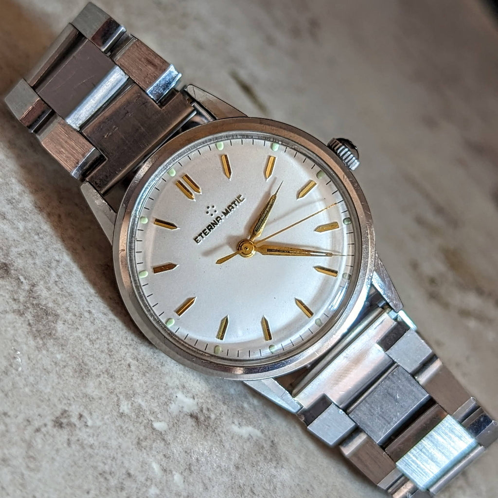 1954 ETERNA-MATIC Wristwatch Cal. Eterna 1416U 17 Jewels Automatic Wat ...