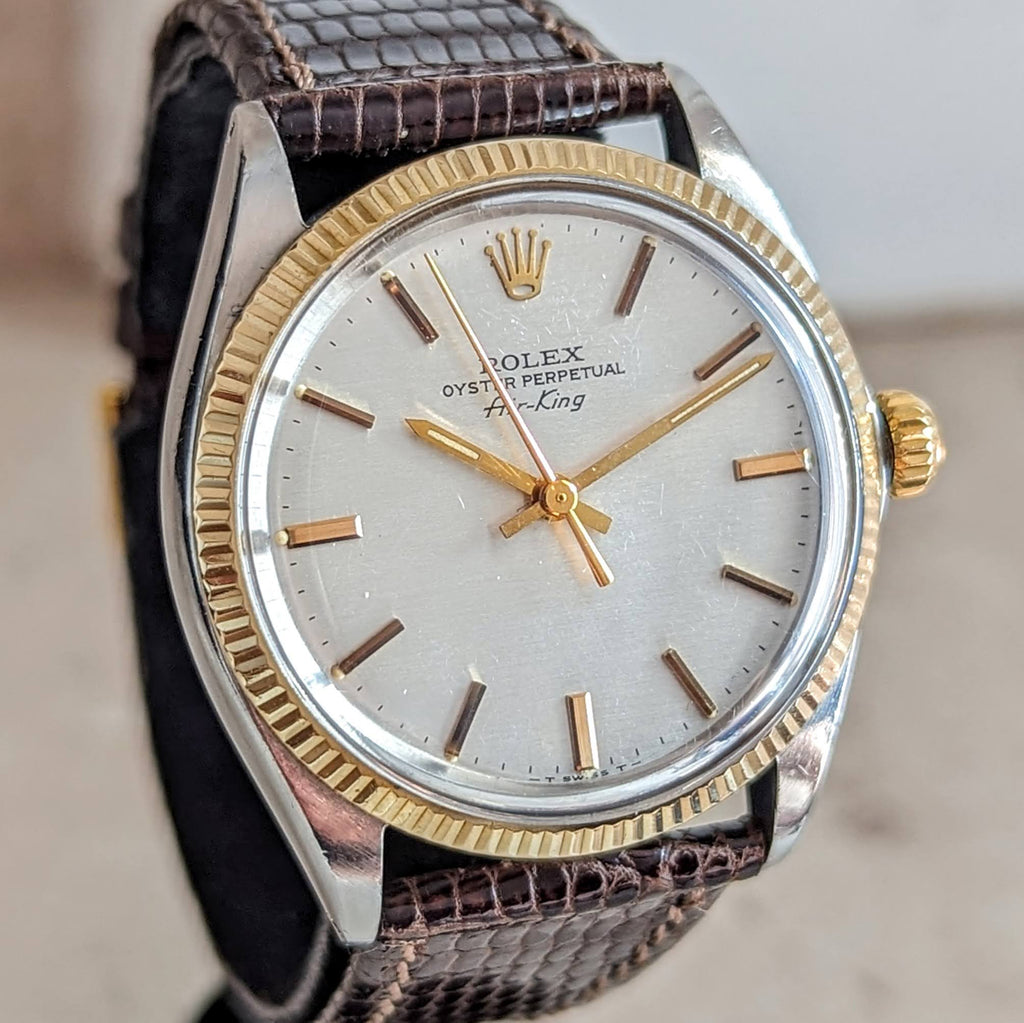 1970 ROLEX Oyster Perpetual AIR-KING Watch Ref. 5501 Cal. 1520 Vintage ...