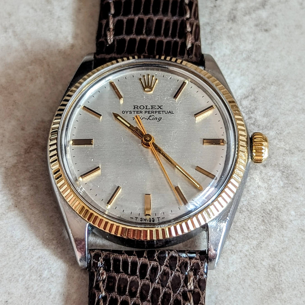 1970 ROLEX Oyster Perpetual AIR-KING Watch Ref. 5501 Cal. 1520 Vintage ...
