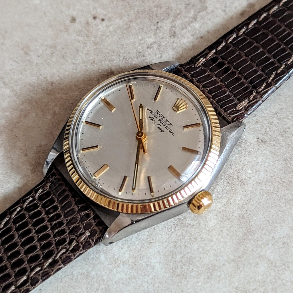 1970 ROLEX Oyster Perpetual AIR-KING Watch Ref. 5501 Cal. 1520 Vintage ...