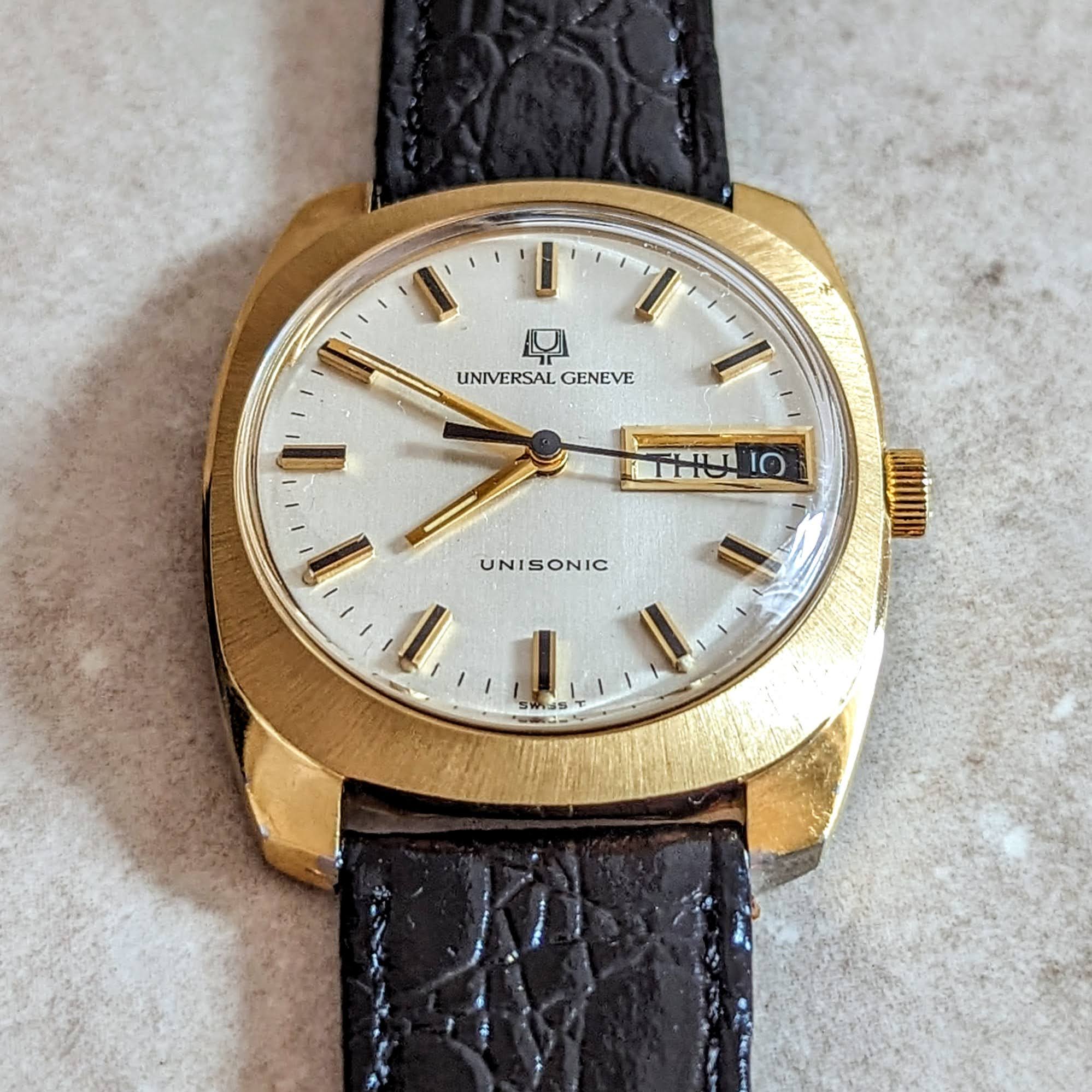 UG Accutron UNIVERSAL GENEVE UNISONIC Watch Tuning Fork 15 Jewels Cal ...