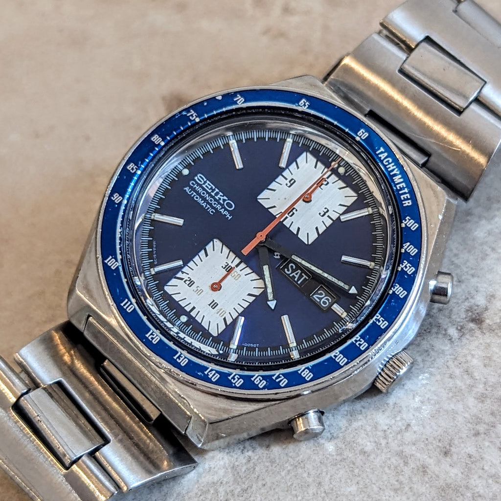 1975 SEIKO Kakume Chronograph Automatic Watch Ref. 6138-0030 Day/Date ...