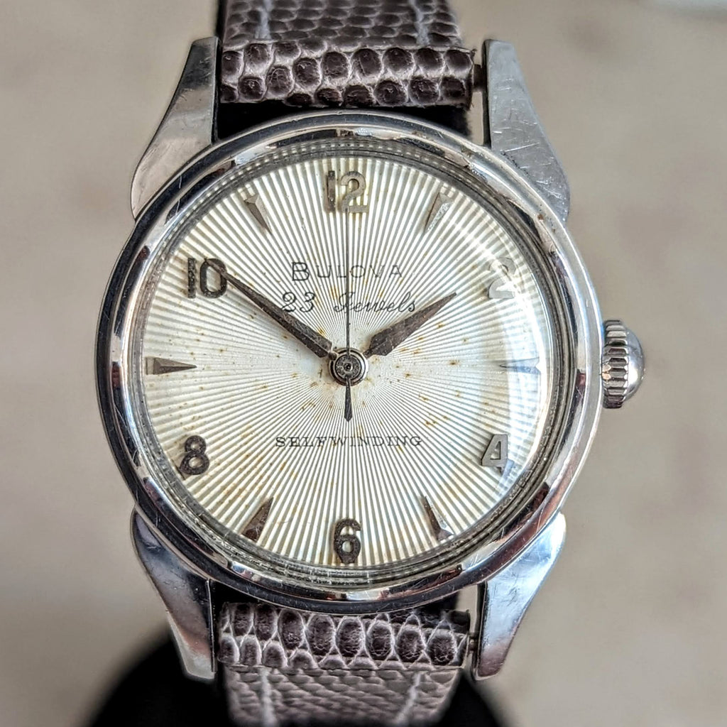 1957 BULOVA 23 “B” Selfwinding Wristwatch Cal. 10BPAC 6 ADJ’s 23 Jewel ...