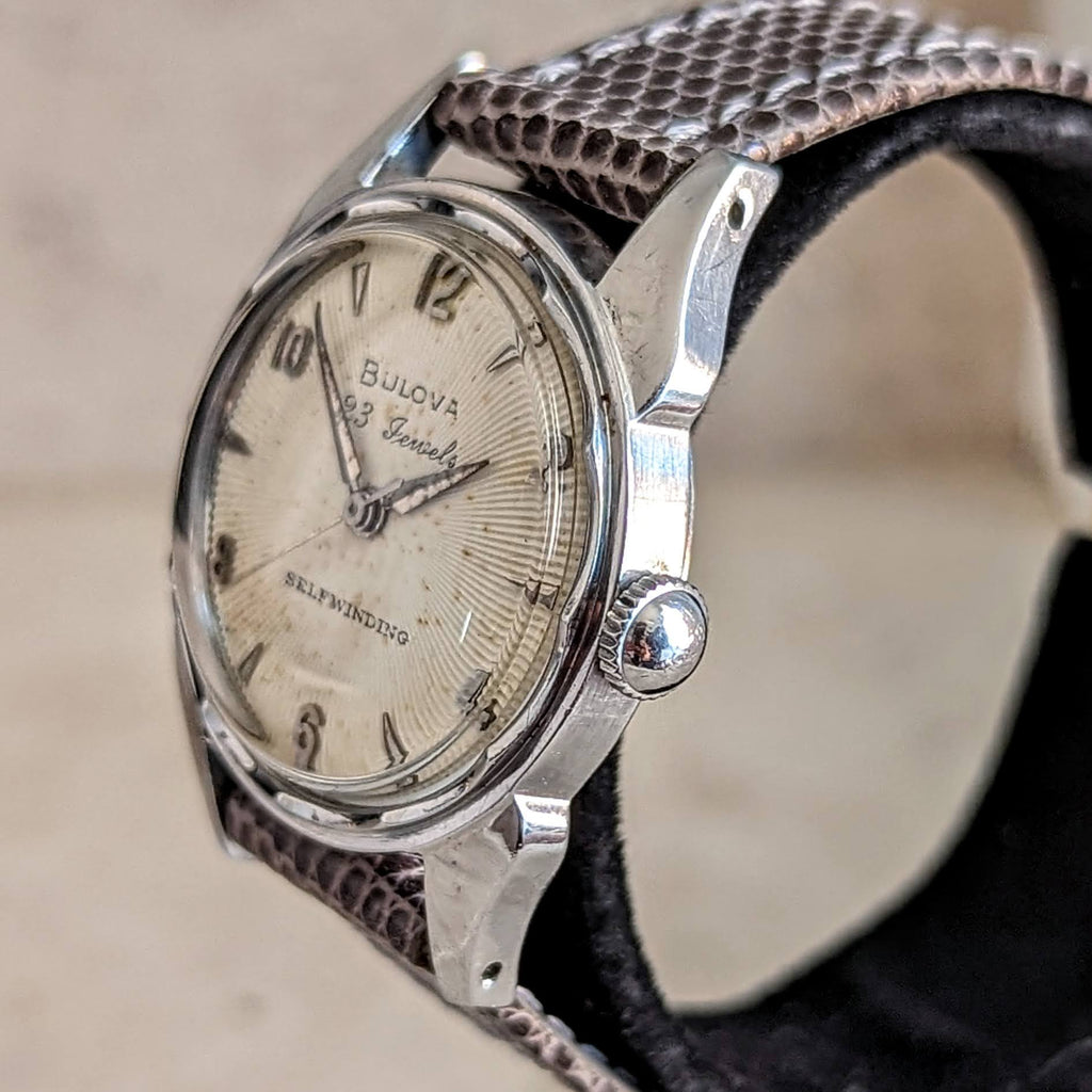 1957 BULOVA 23 “B” Selfwinding Wristwatch Cal. 10BPAC 6 ADJ’s 23 Jewel ...
