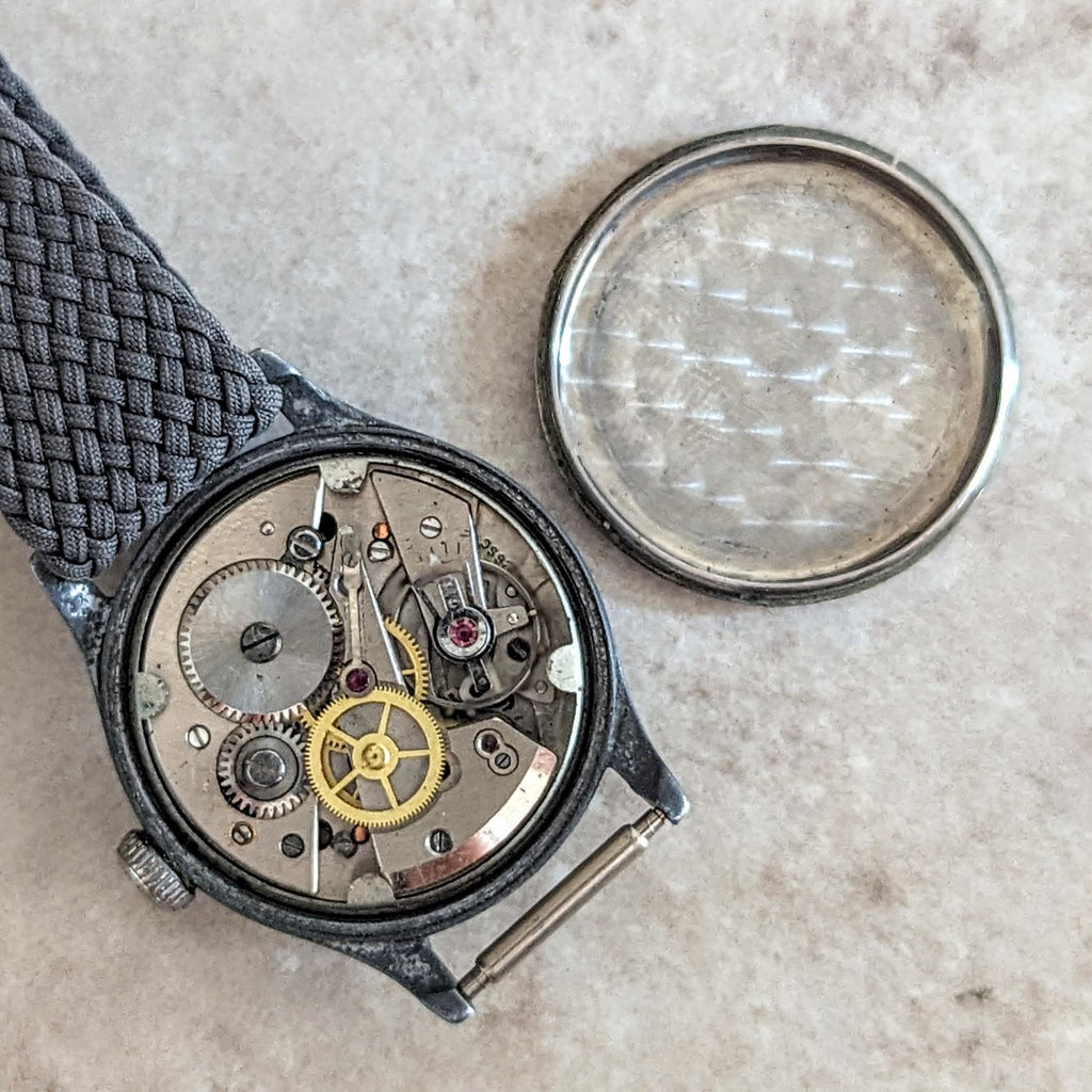 HERLIS Waterproof Military Wristwatch 17 Jewels Anti-Magnetic Swiss Ma ...