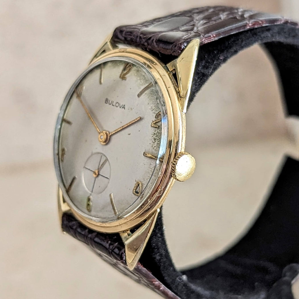 1956 BULOVA President "E" Wristwatch Cal. 10BU 17 Jewels Swiss Made Wa ...