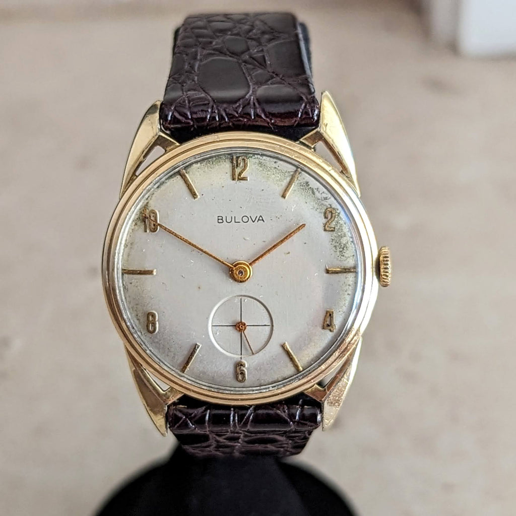 1956 BULOVA President "E" Wristwatch Cal. 10BU 17 Jewels Swiss Made Wa ...