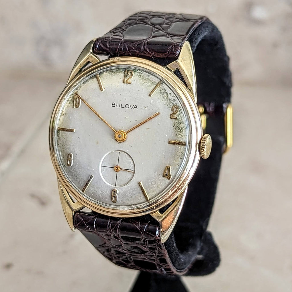 1956 BULOVA President "E" Wristwatch Cal. 10BU 17 Jewels Swiss Made Wa ...