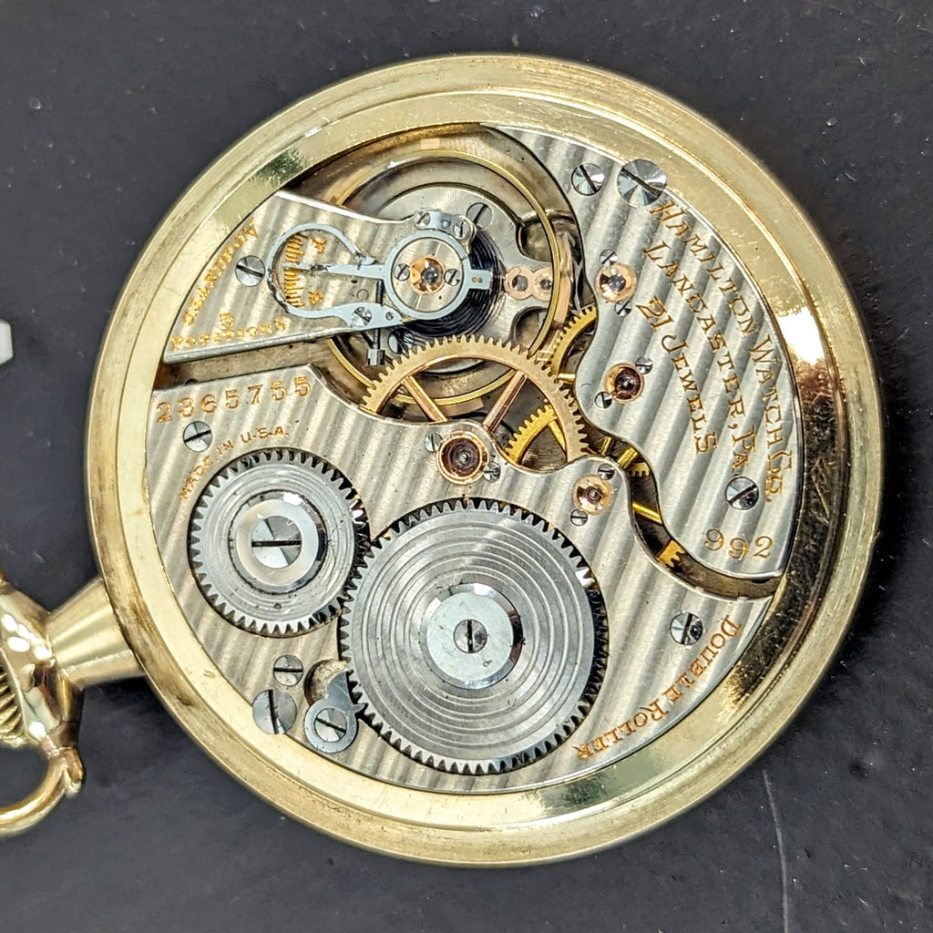Shop 1926 HAMILTON Railroad Pocket Watch 21 Jewels – SECOND HAND HOROLOGY