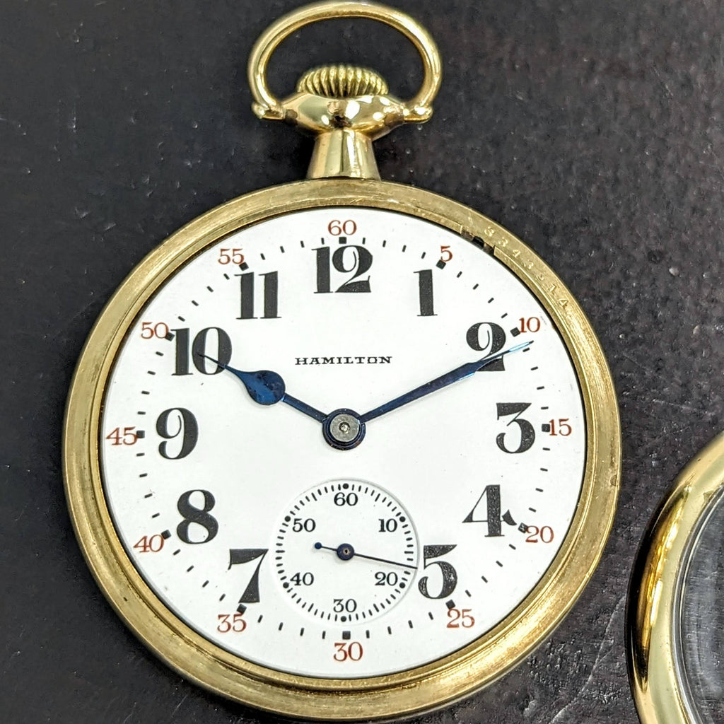 Shop 1926 HAMILTON Railroad Pocket Watch 21 Jewels – SECOND HAND HOROLOGY