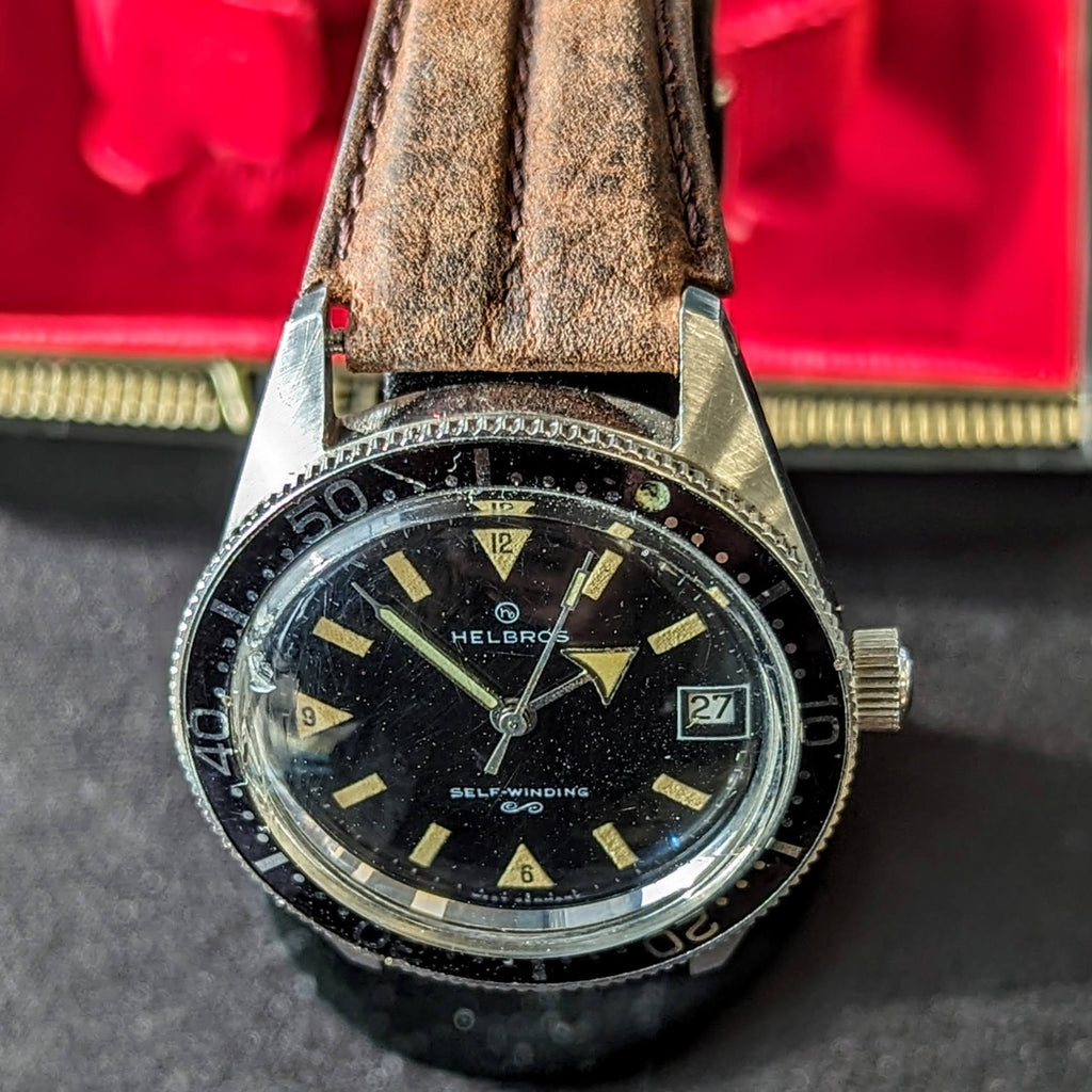 Shop 1960s Helbros Invincible Skin Diver Automatic Wristwatch – SECOND ...