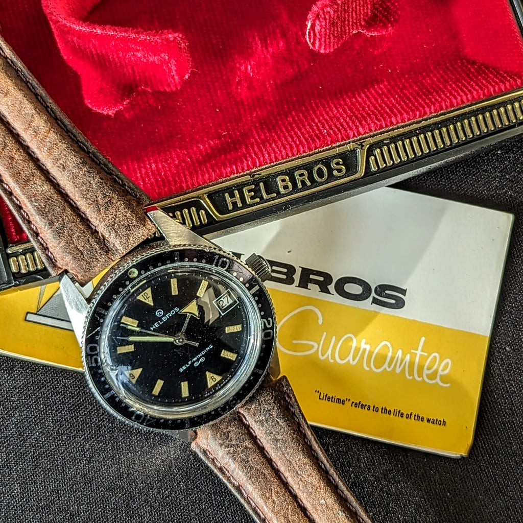 Shop 1960s Helbros Invincible Skin Diver Automatic Wristwatch – SECOND ...