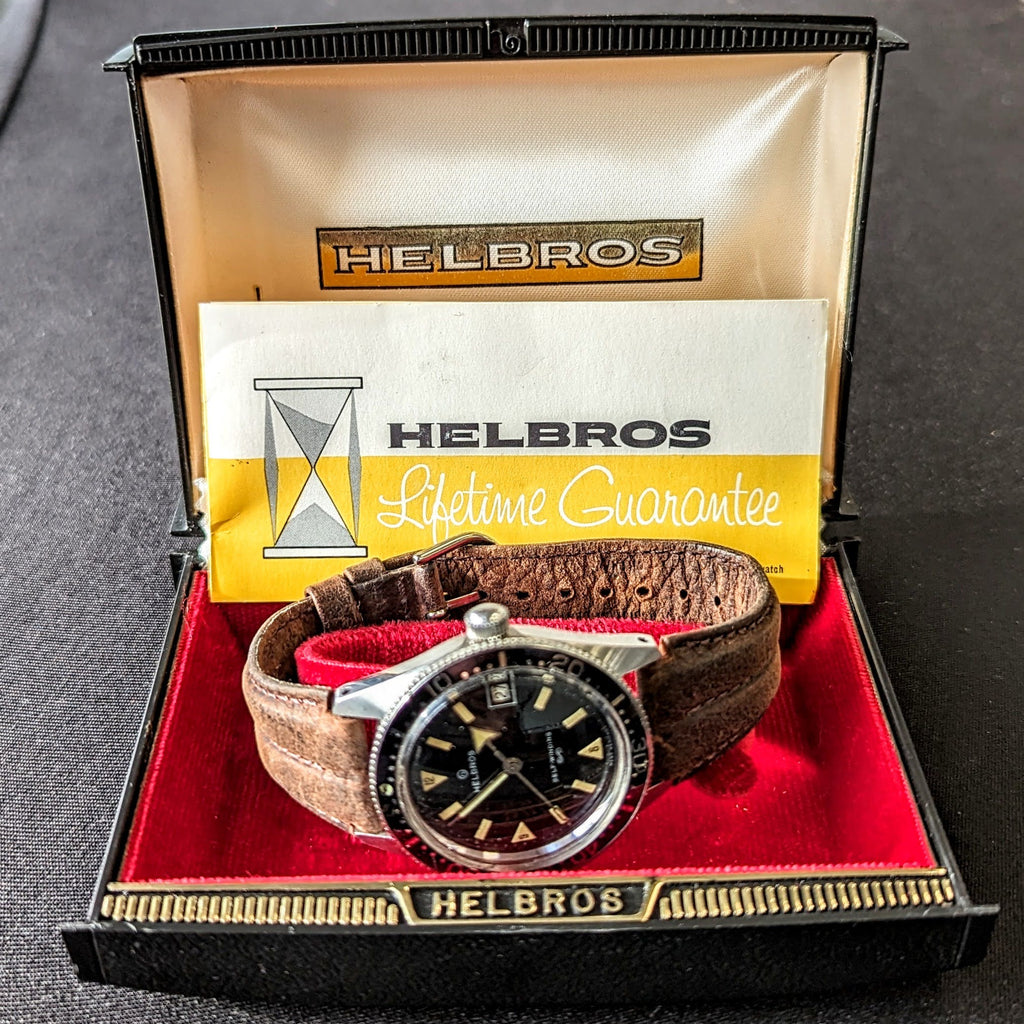 Shop 1960s Helbros Invincible Skin Diver Automatic Wristwatch – SECOND ...