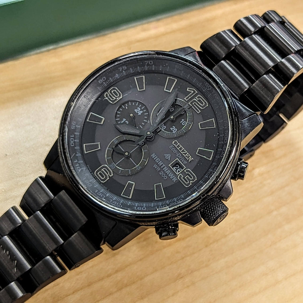 Citizen Nighthawk Eco-Drive Chronograph Watch | B612-S078245 – SECOND ...