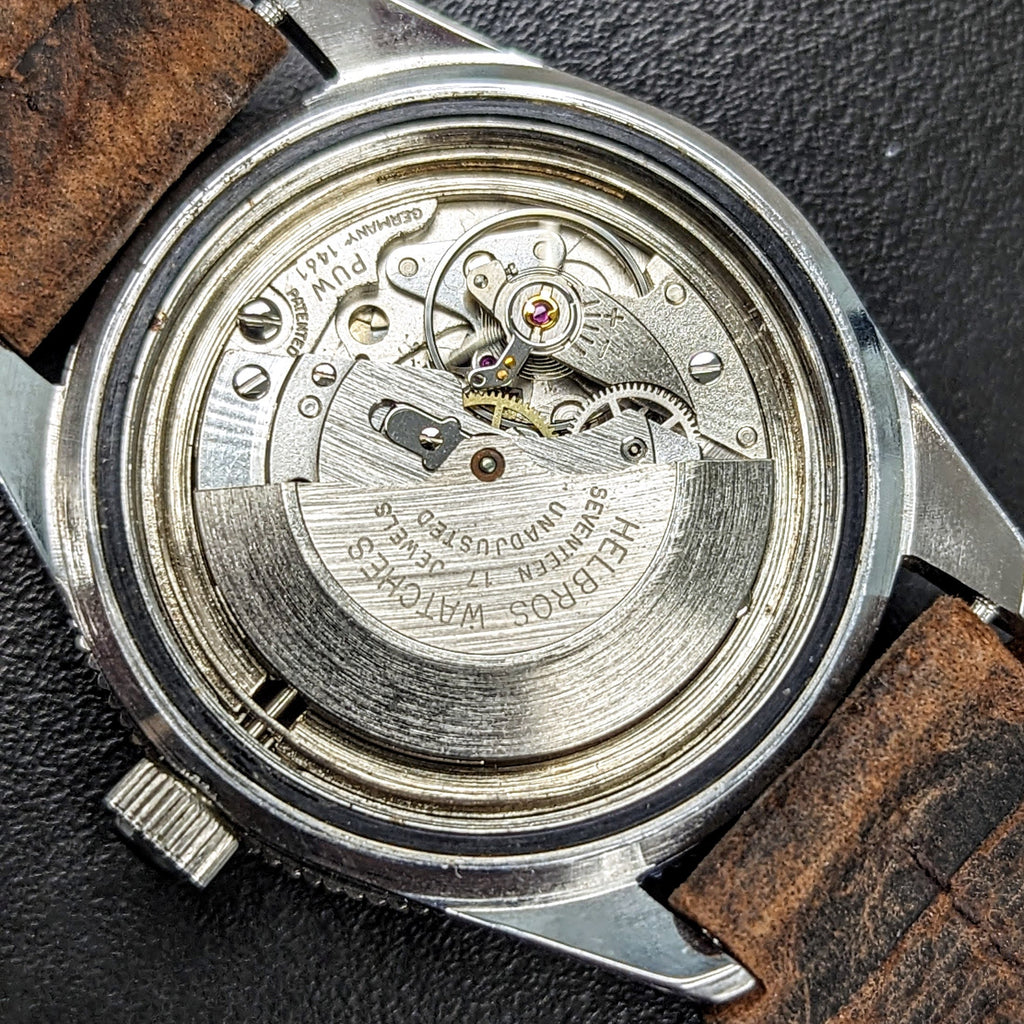 Shop 1960s Helbros Invincible Skin Diver Automatic Wristwatch – SECOND ...