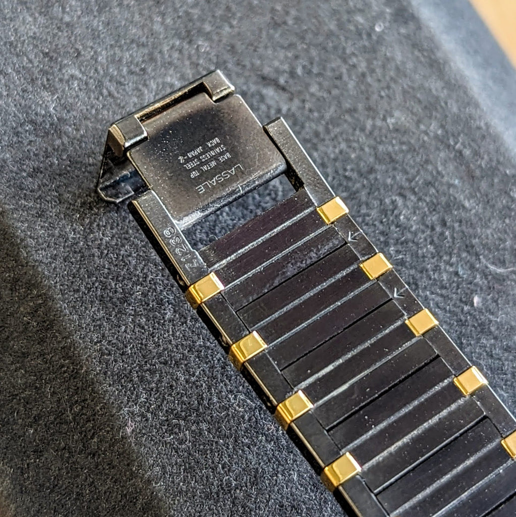 Vintage Seiko LASSALE Quartz Watch 2F50-5689 Two-Tone Case & Bracelet – SECOND HAND HOROLOGY