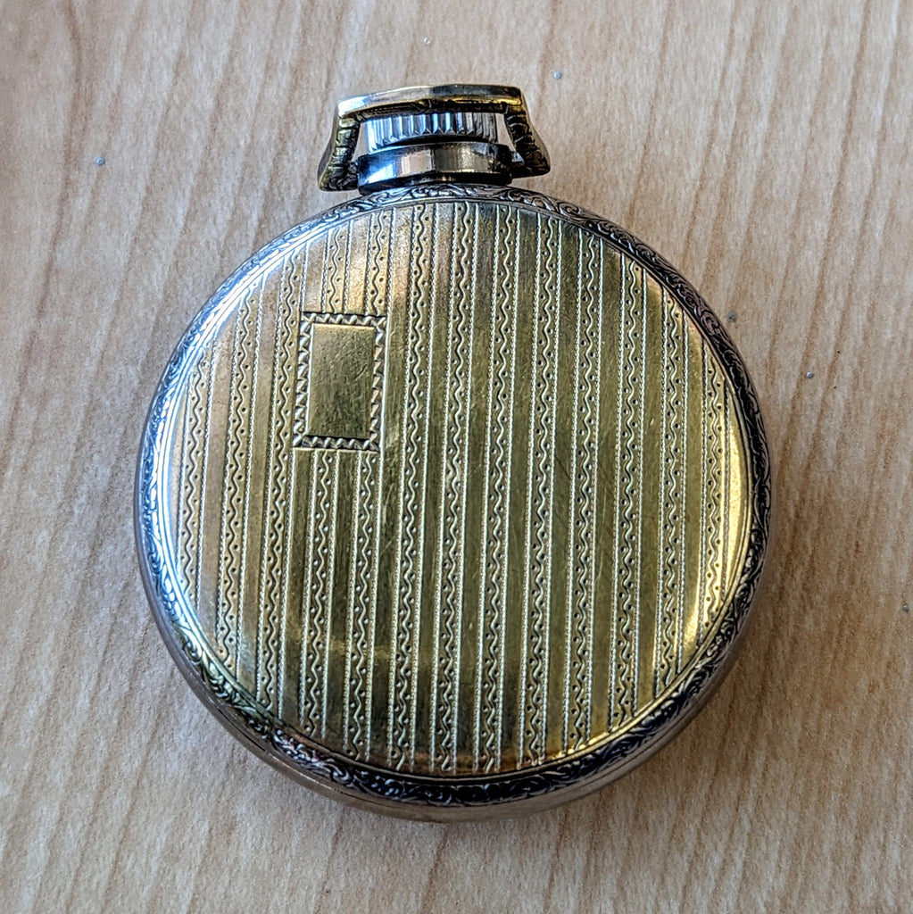 Art Deco NEW HAVEN Tip-Top Pocket Watch 16s U.S.A. Made Manual Wind Ti ...