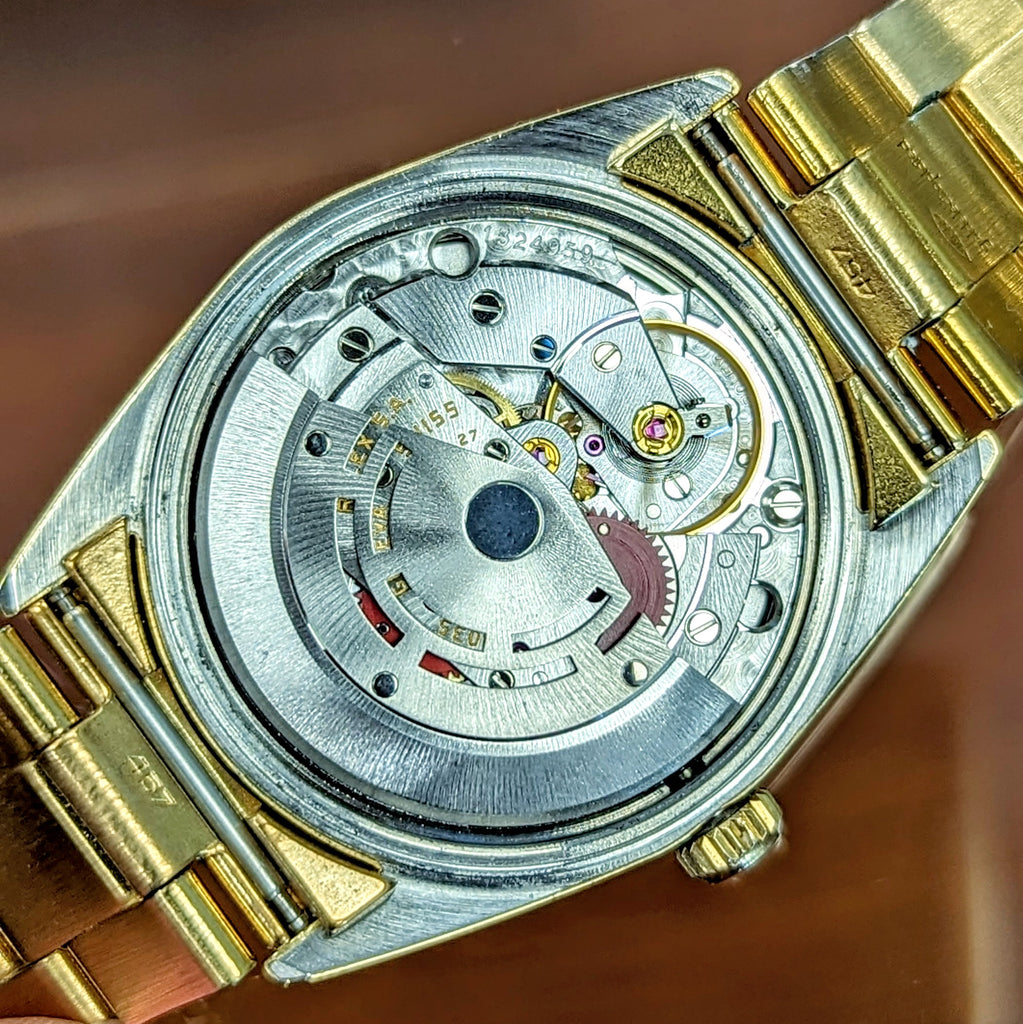 1985 ROLEX Oyster Perpetual Date 34mm Wristwatch Ref. 15505 Cal. 3035 ...
