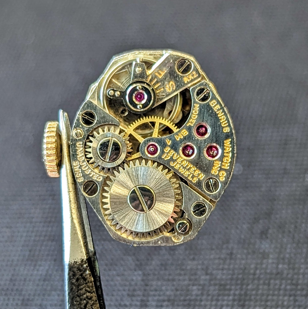 1950's BENRUS Embraceable Ladies Watch 17 Jewels Model BM1 Swiss Wrist ...