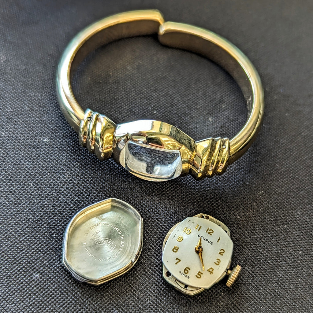 1950's BENRUS Embraceable Ladies Watch 17 Jewels Model BM1 Swiss Wrist ...