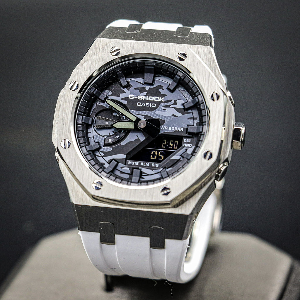 Brand-New! Custom Casio G-Shock! CASIO Oak Watch GA-2100CA 44mm ...