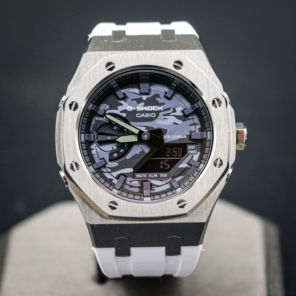 Brand-New! Custom Casio G-Shock! CASIO Oak Watch GA-2100CA 44mm ...