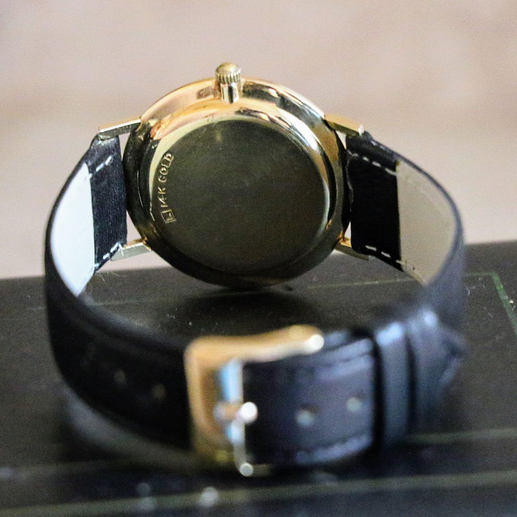 LANCO Watch 14K GOLD 17 Jewels Incabloc Swiss Manual Wristwatch - In B ...