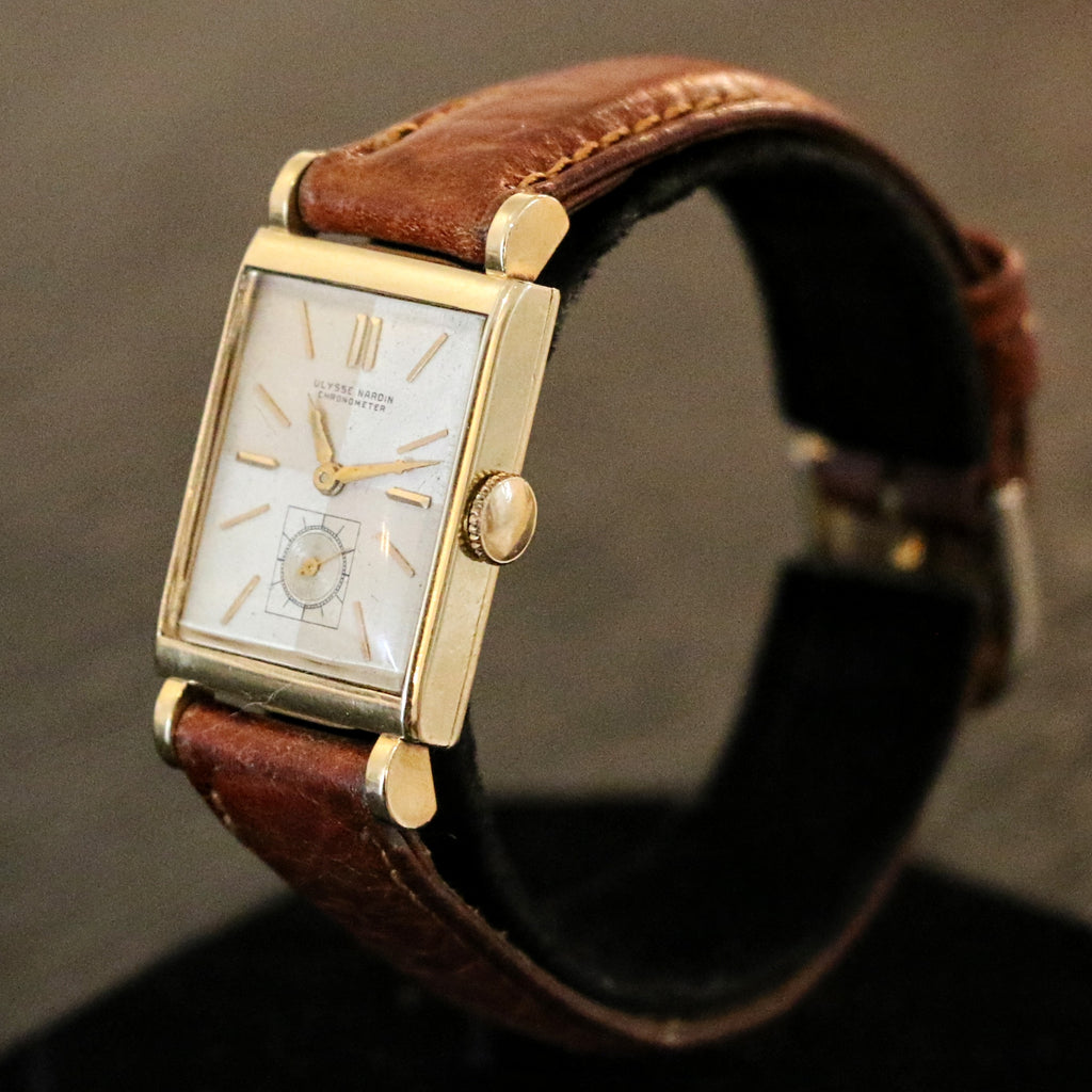 1940's ULYSSE NARDIN Chronometer Watch 17 Jewels Swiss Wristwatch ...