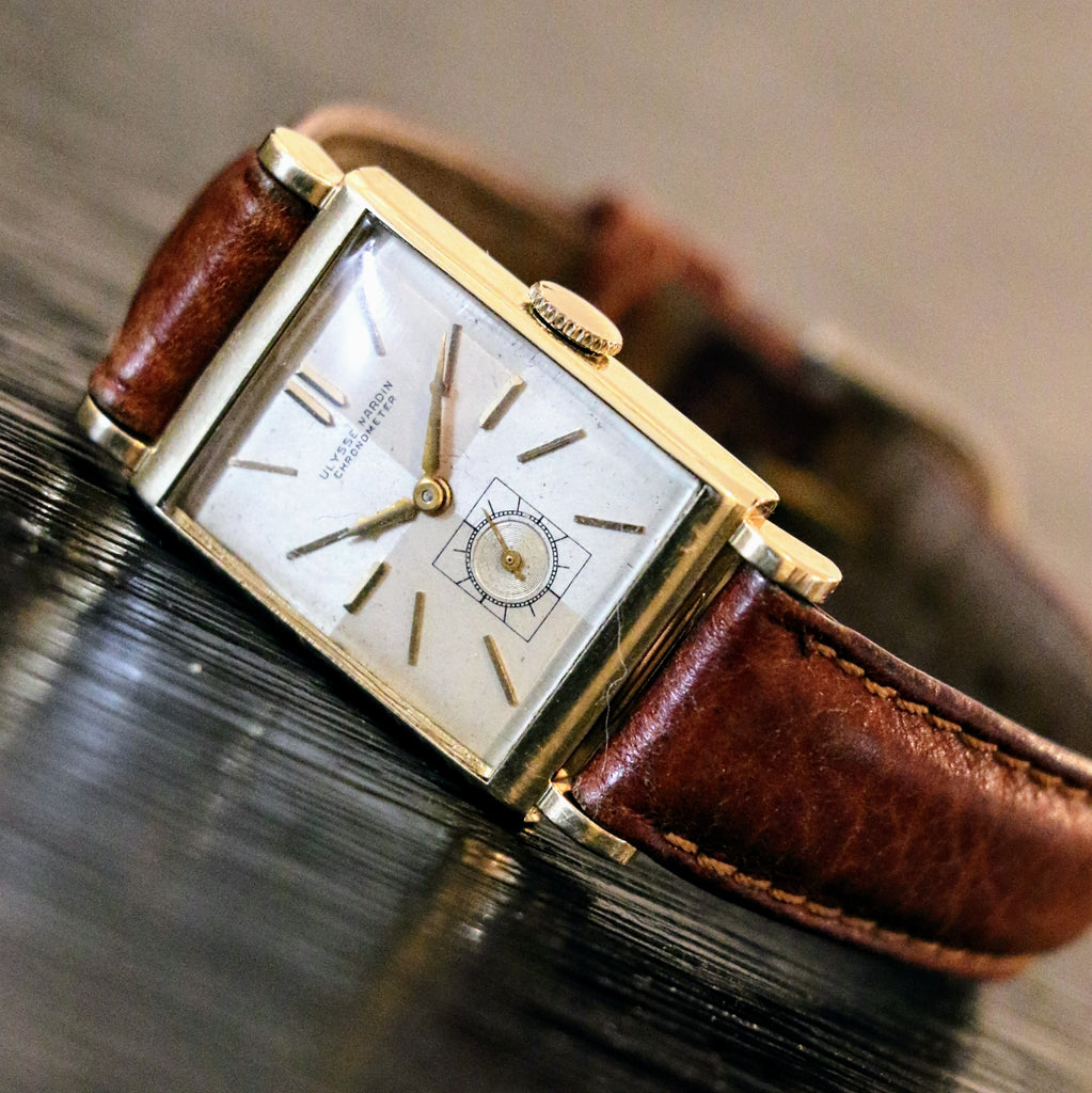 1940's ULYSSE NARDIN Chronometer Watch 17 Jewels Swiss Wristwatch ...