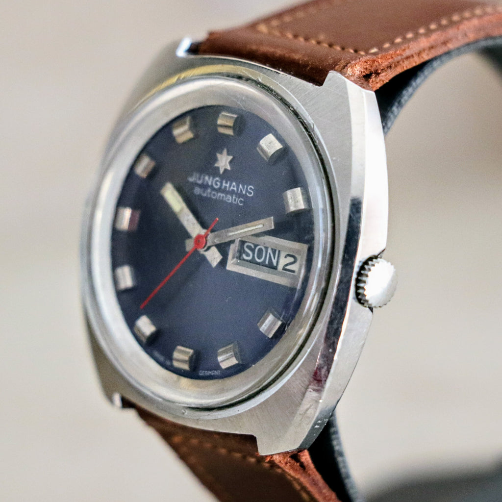 JUNGHANS Automatic Vintage Wristwatch 25 Jewels, German Movement Calib ...