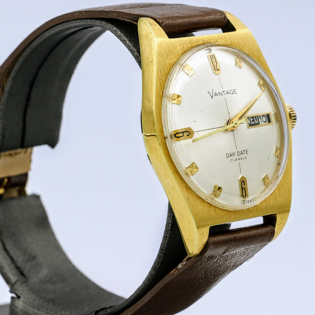 Vintage Vantage Wristwatch West Germany 17 Jewels Mechanical Watch ...