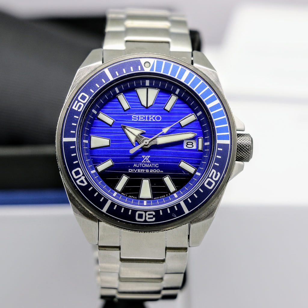 BRAND-NEW! SEIKO "Save the Ocean" Prospex Samurai Automatic Diver's Wr ...