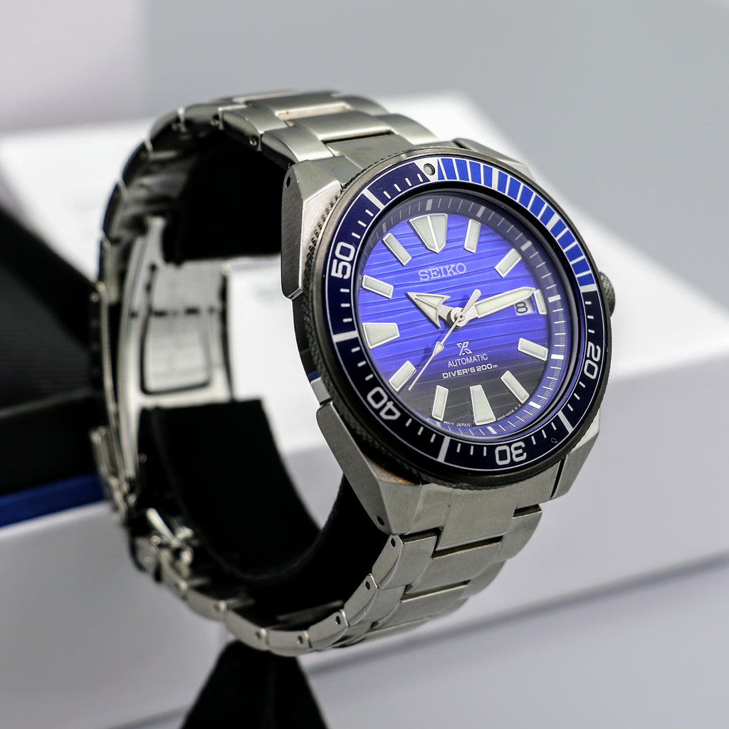 BRAND-NEW! SEIKO "Save the Ocean" Prospex Samurai Automatic Diver's Wr ...