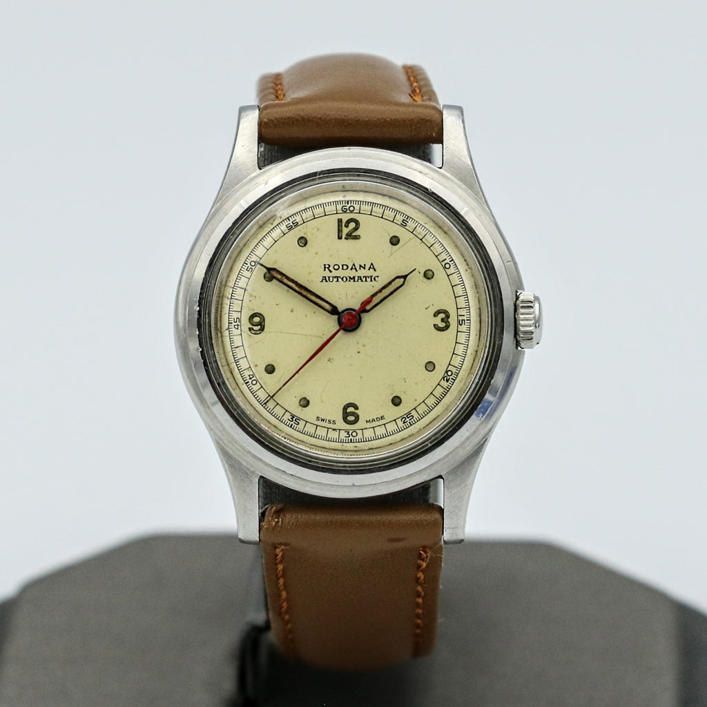 Vintage RODANA SWISS Automatic Wristwatch Waterproof Antimagnetic Shoc ...